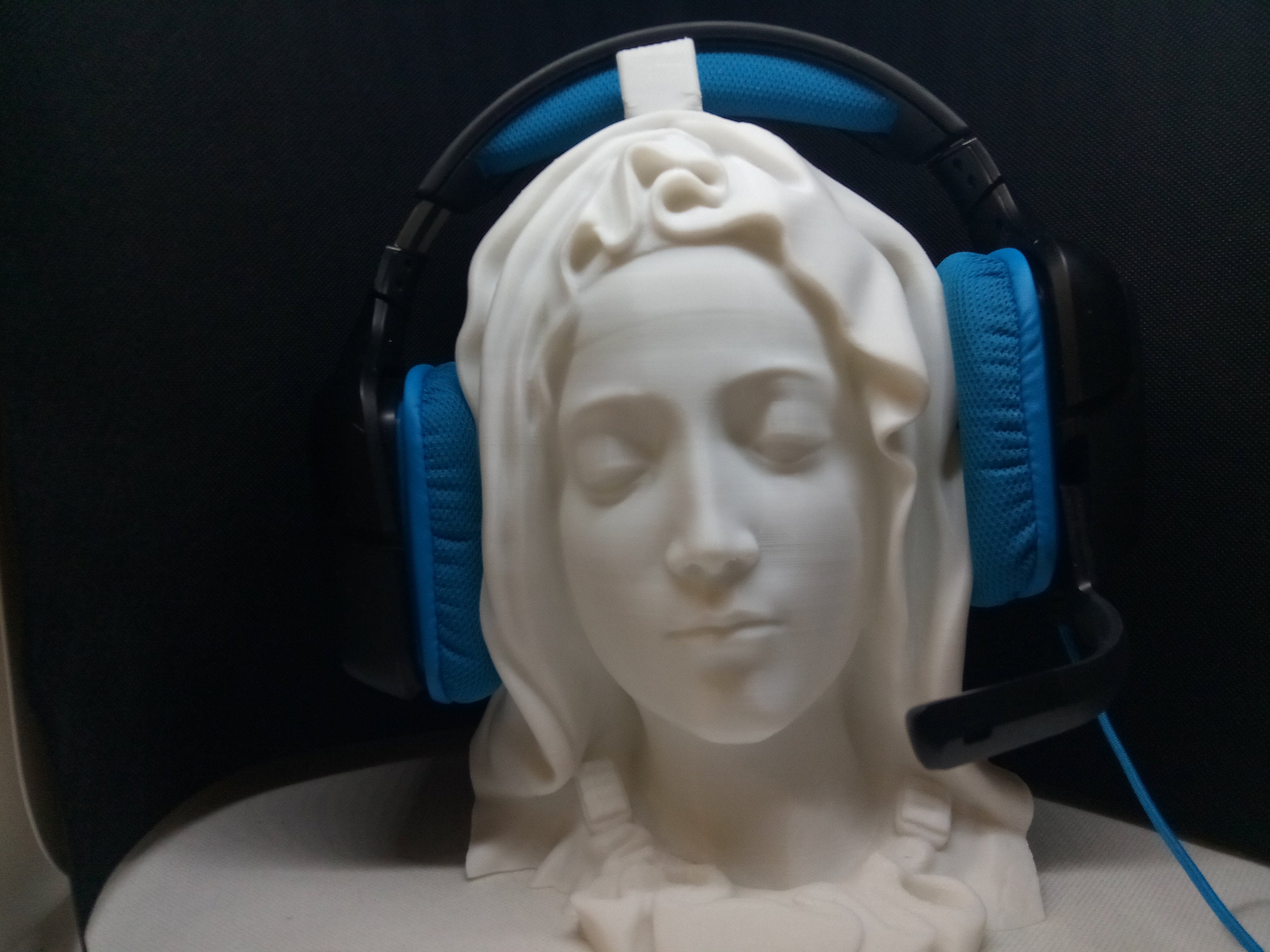Virgin Mary Headphone Stand Headset Holder Rack Madonna - Etsy Ireland