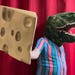 Giant Cheese Prop - Fake Swiss Cheese Block for Restaurant Decor ...