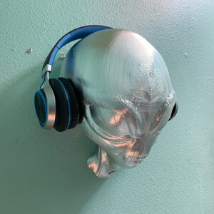 Alien Head Headphone Stand – UFO Wall Mount for Gaming, Music, and ...