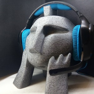 Hamangia Thinker Headphone Stand! Neolithic Artifact Headset Hanger ...