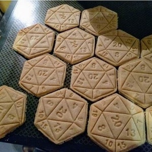 Super Cool D20 Cookie Cutter, A La Dungeons and Dragons! Hexagonal ...
