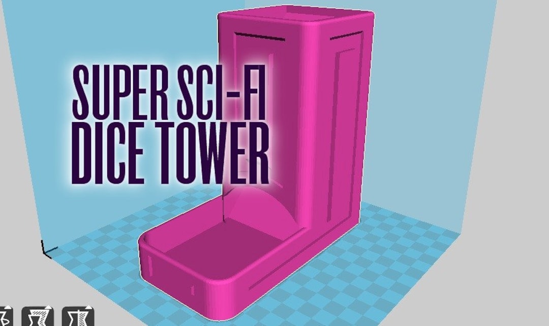 Neat Sci-fi Style Dice Tower! Great for Games Such as Farkle, Roll for ...