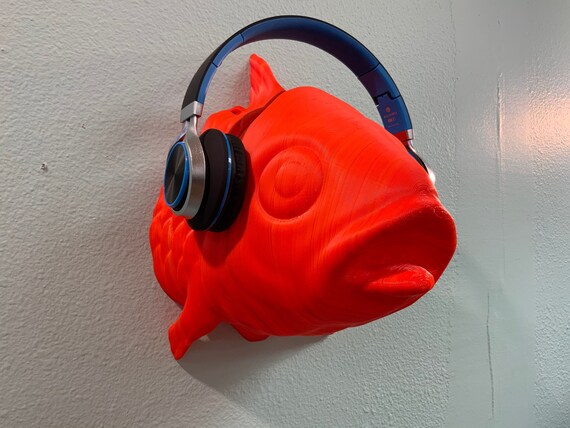Goldfish Headphone Wall Hanger Fish Stand Like | Etsy