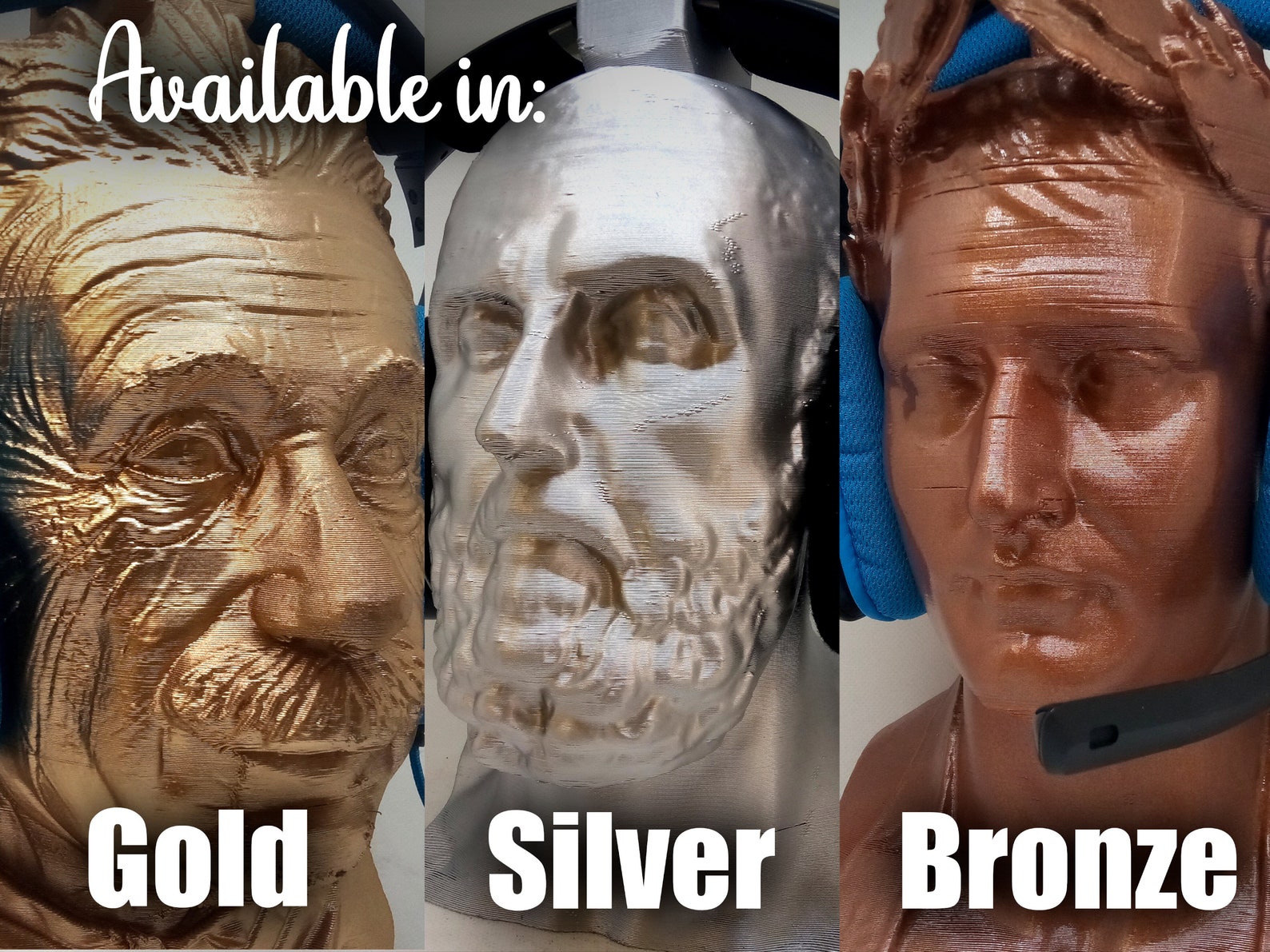 Aristotle Headphone Stand! Greek Headset Holder, Philosopher Like Hegel ...