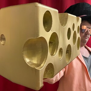 Giant Golden Cheese Decor | Massive Cheesy Home Accent | Unique Party ...