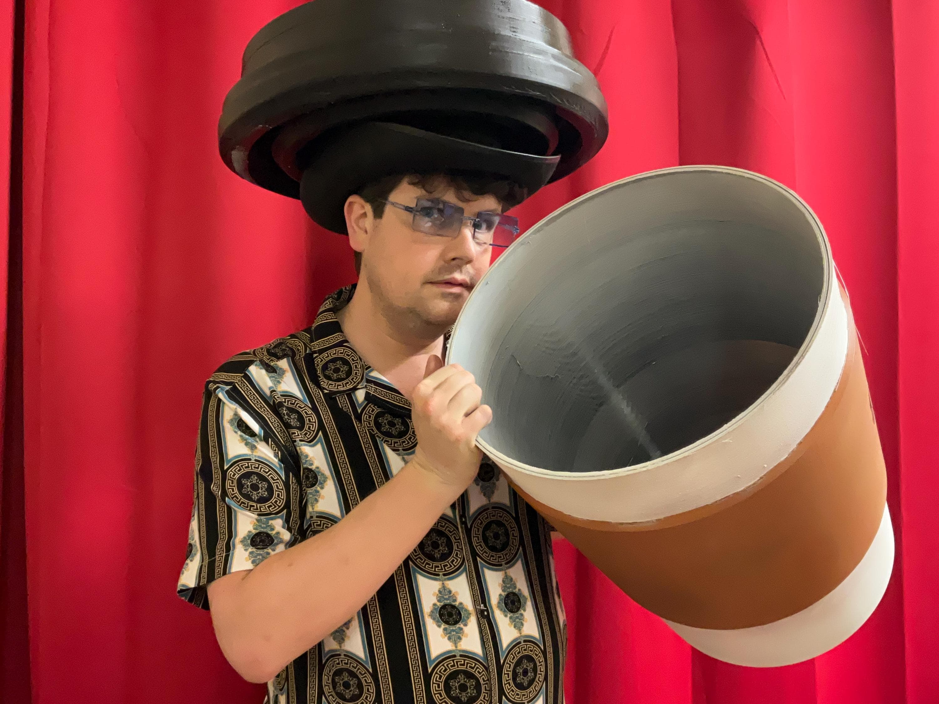 Giant Brown Coffee Cup Prop – Oversized Coffee With Brown Lid, Mug ...