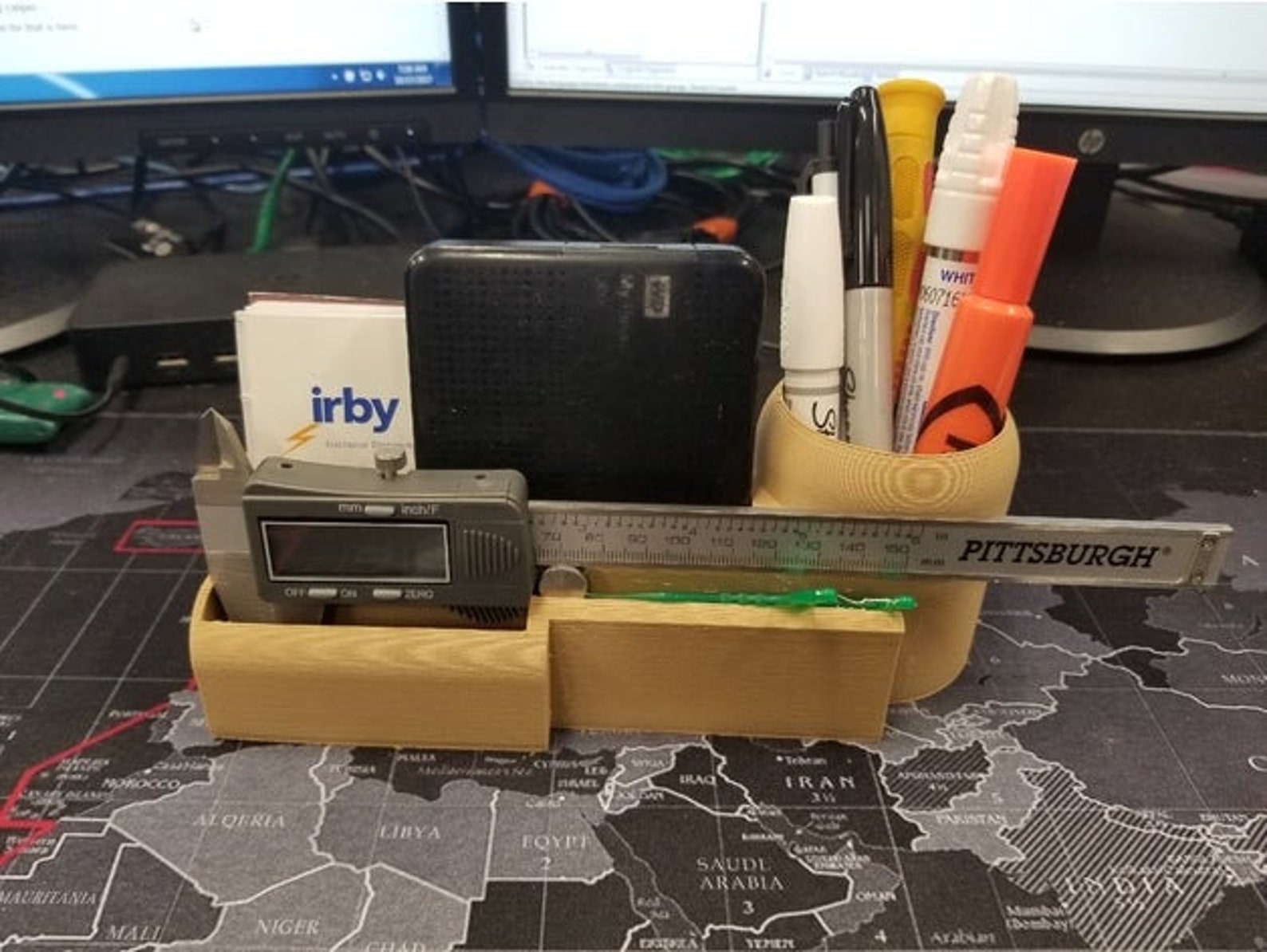 Desk Organizer Holds Digital Calipers Storage Holder | Etsy