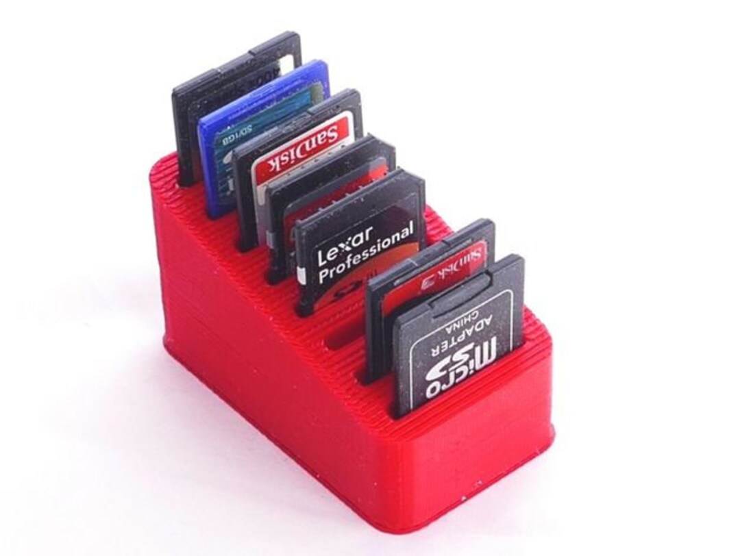 Cool Little 8-SD Card Holder Available in Your Choice of Color. - Etsy