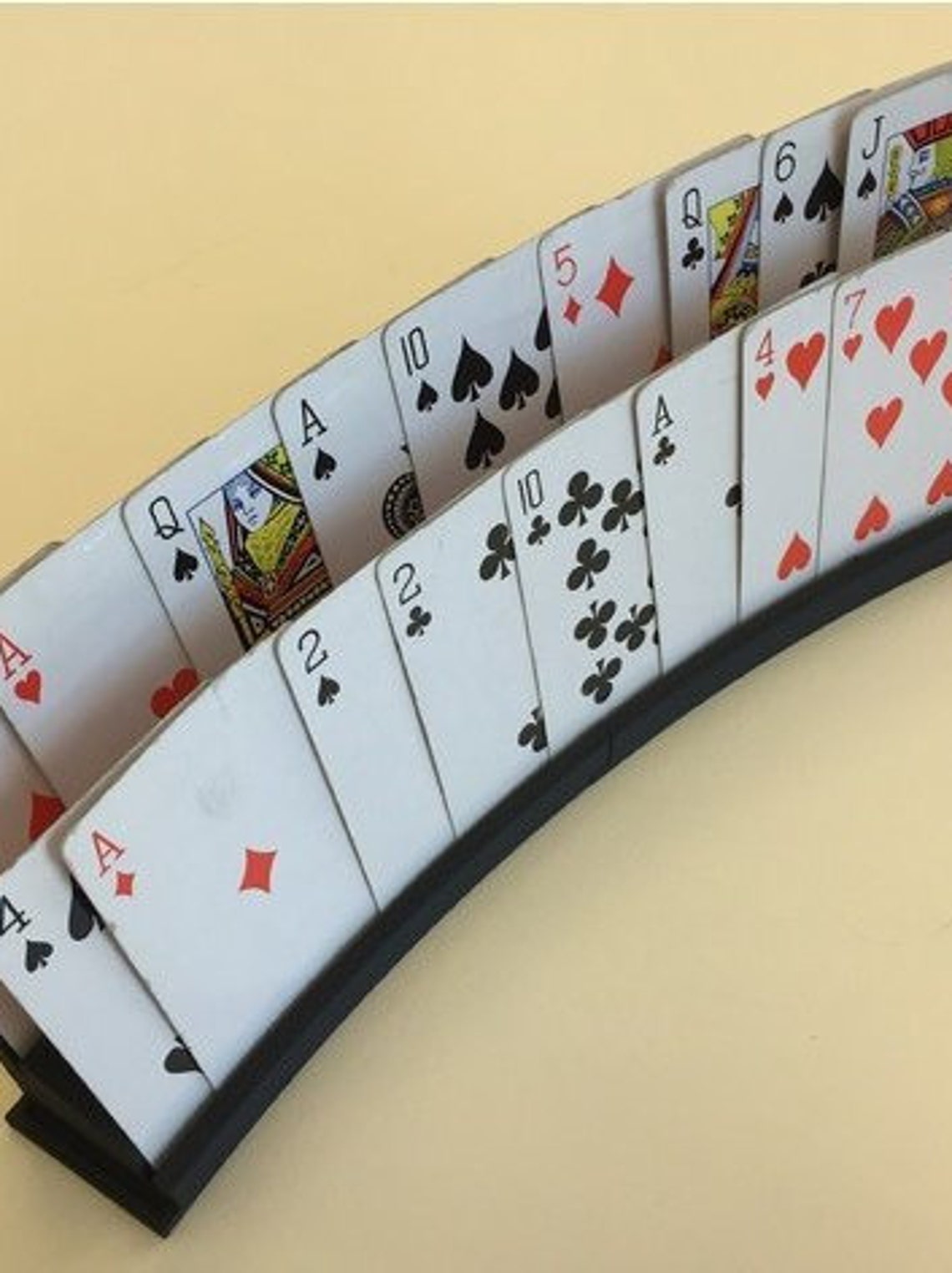 Curved Playing Card Holder for Texas Hold Em, Magic the Gathering ...