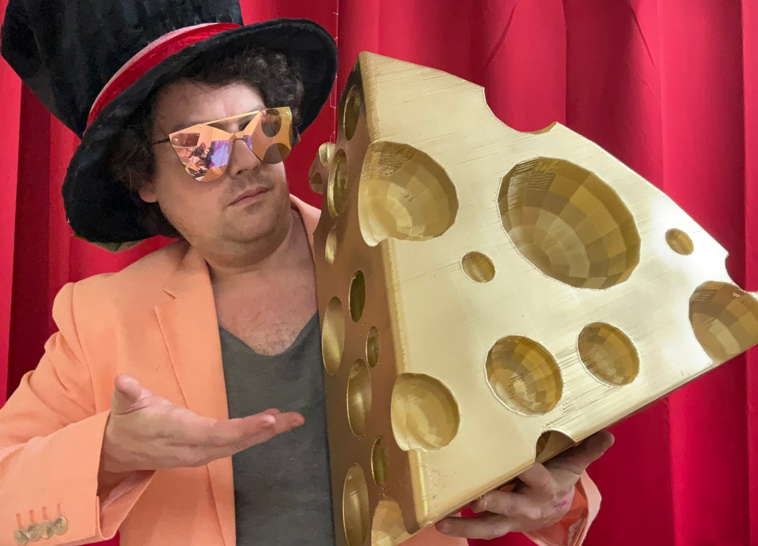 Giant Golden Cheese Decor | Massive Cheesy Home Accent | Unique Party ...