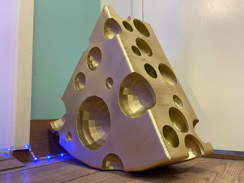 Giant Golden Cheese Decor | Massive Cheesy Home Accent | Unique Party ...