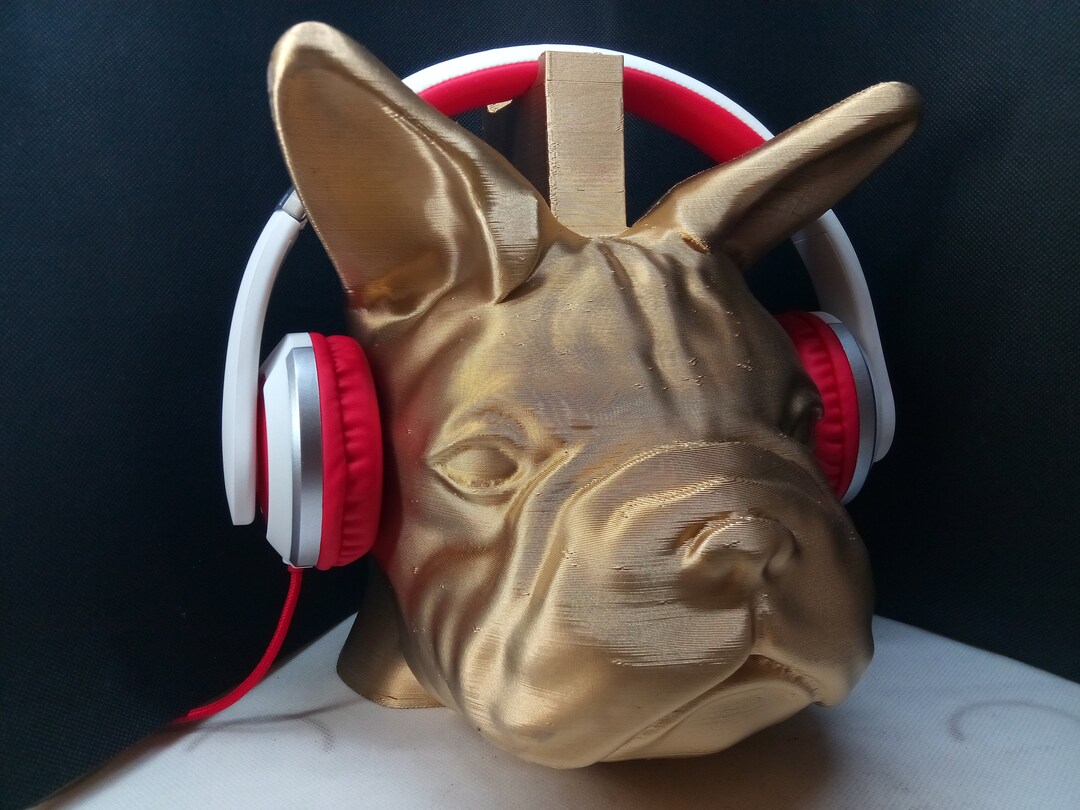 French Bulldog-inspired Headphone Stand - Chic Desk Organizer for ...
