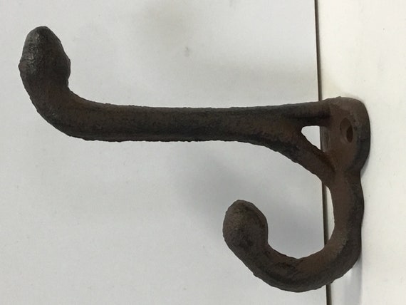 Cast Iron Vintage Look Hook Set of 6 | Etsy