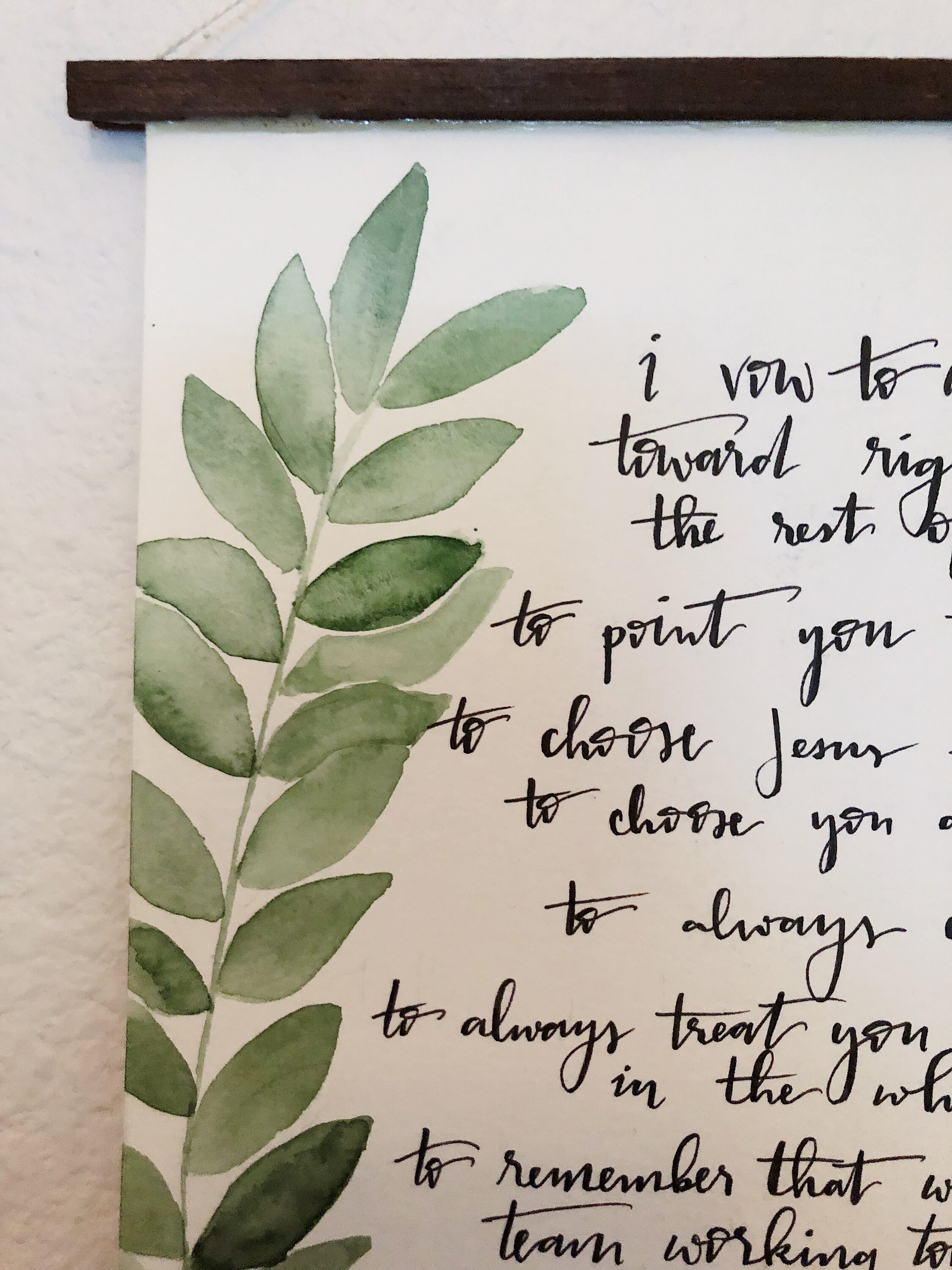 Custom Wedding Vow Display - Etsy