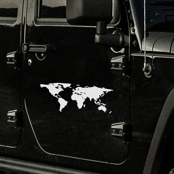 World Map Tattoo - Etsy