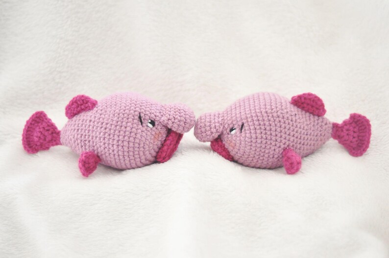 Crochet Pattern Bodo Blobfish *suitable for Beginners* - Etsy Australia