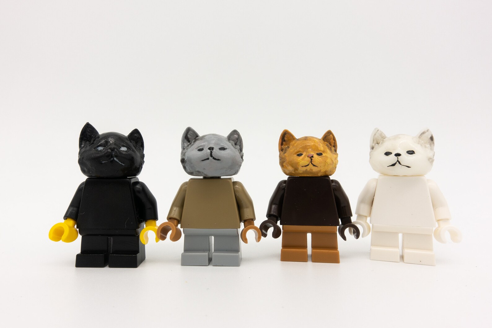 Black Cat With Figure From LEGO - Etsy