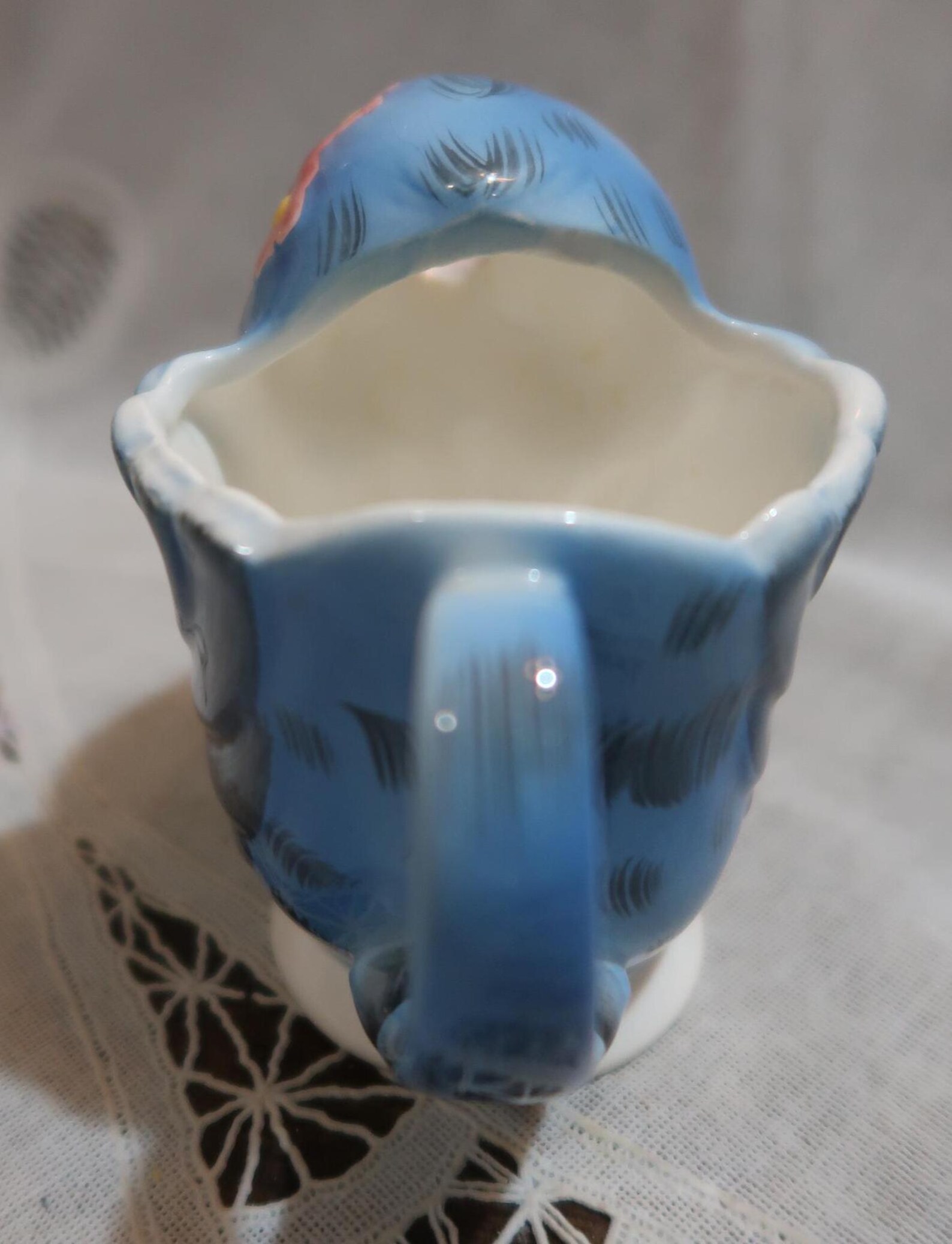 O so Tweet!! 3.5" Vintage Lefton Bluebird Creamer / Pitcher Blue Pink ...