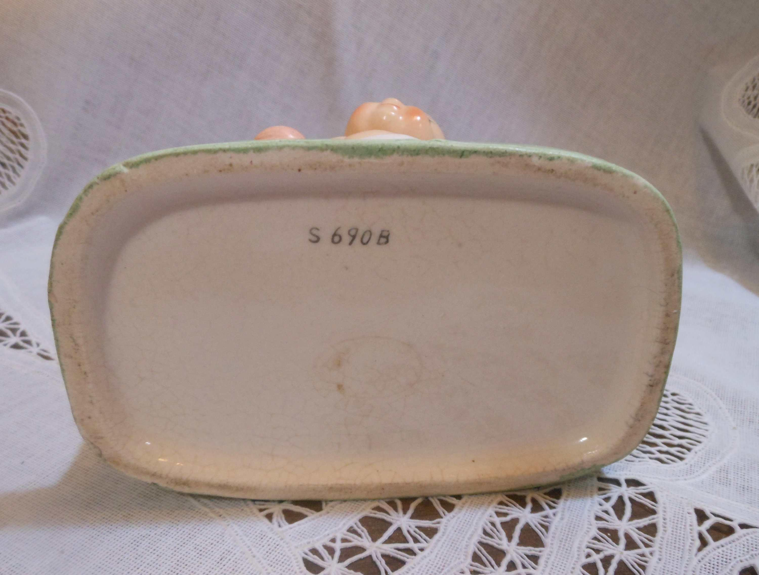 Adorable Napco Vintage Baby in Diaper Planter Real Pin in - Etsy