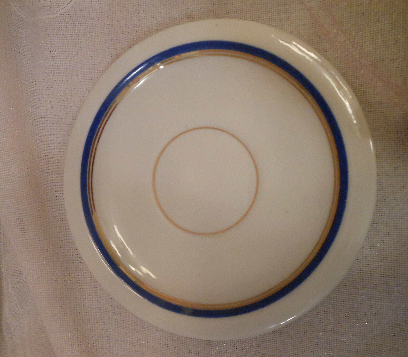 Vintage Jager Miniature Cup and Saucer Cobalt Blue Gold Yager - Etsy