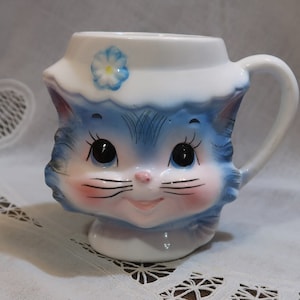 Collectible Vintage Lefton Miss Priss Single Child's Mug Big Innocent ...