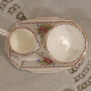 Lovely Vintage Royal Albert Petit Point China Mini Open Sugar & Creamer ...