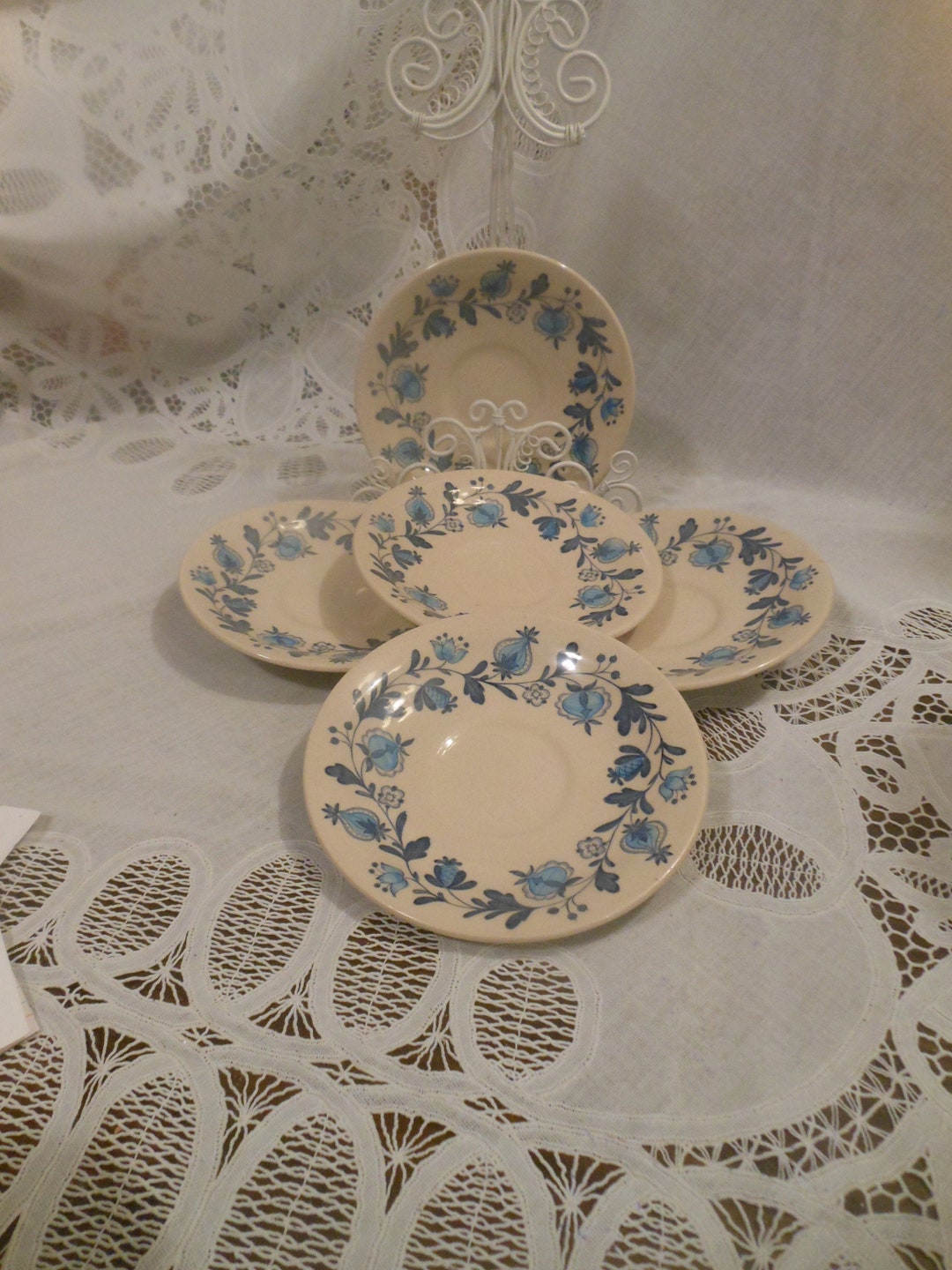 Set of 5 Whimsical Vintage Johnson Bros Gretchen Blue Cup - Etsy.de