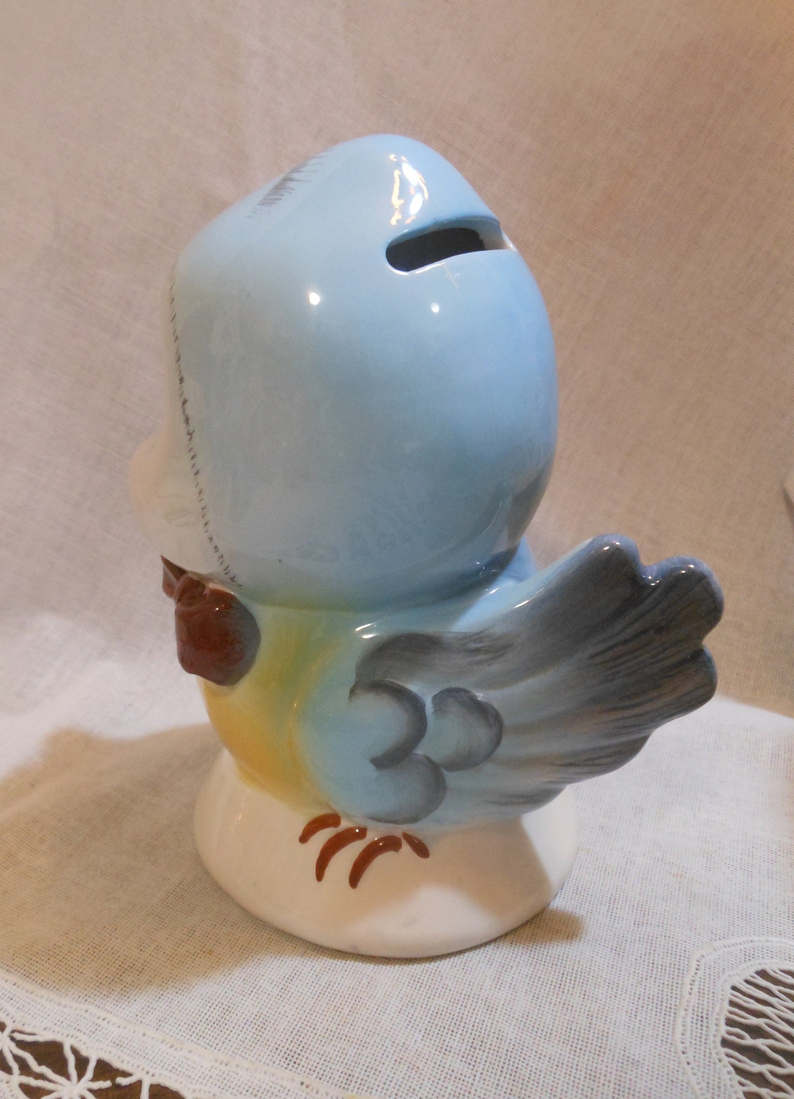 So Tweet Vintage CB Cracker Barrel Bluebird Bank Rhinestone | Etsy