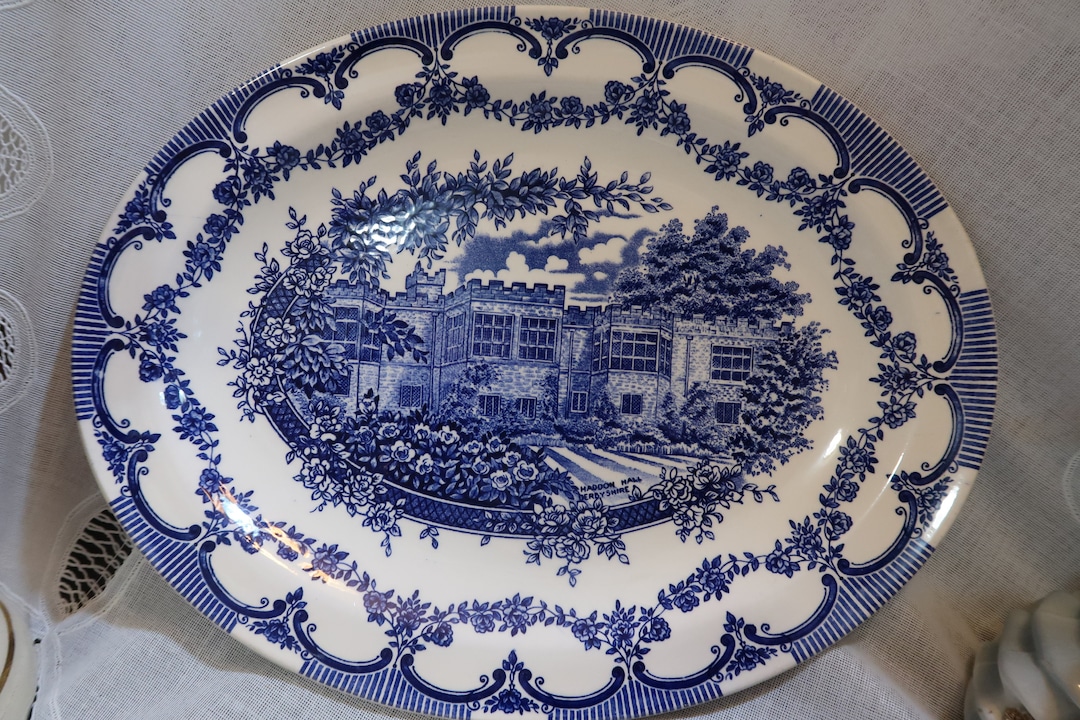 Beautiful Vintage English Ironstone Tableware LTD 11.5" Oval Platter ...