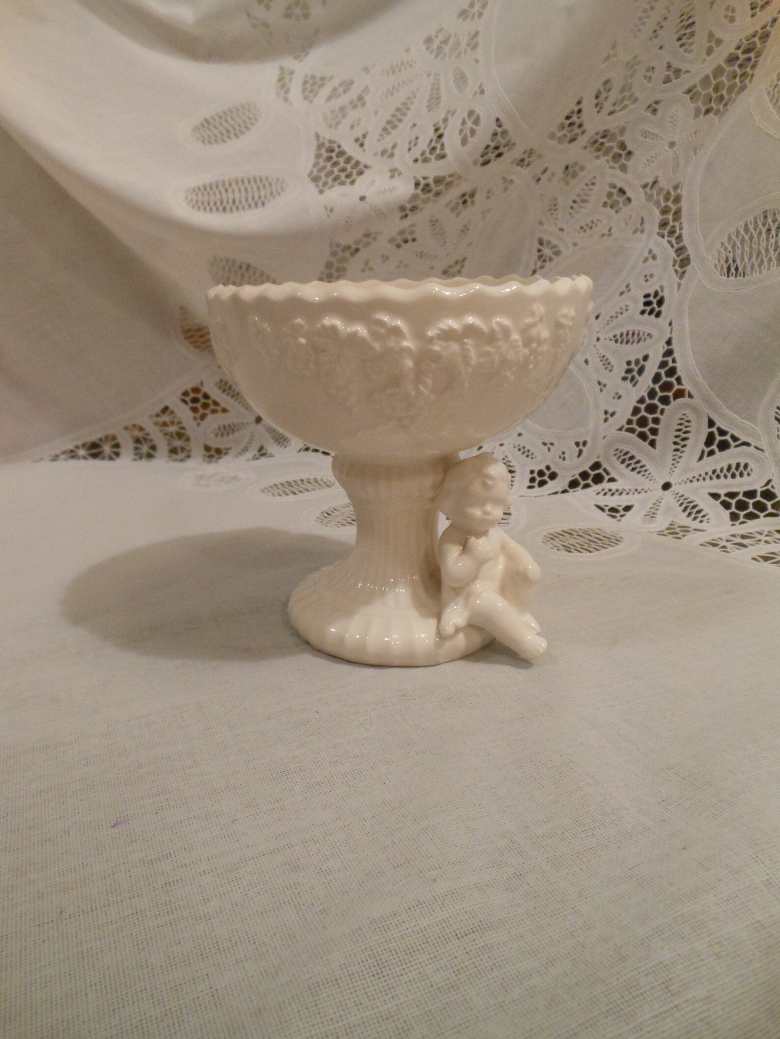 Vintage Lefton Renaissance Putti Cupid Grapevine Compote Candy | Etsy