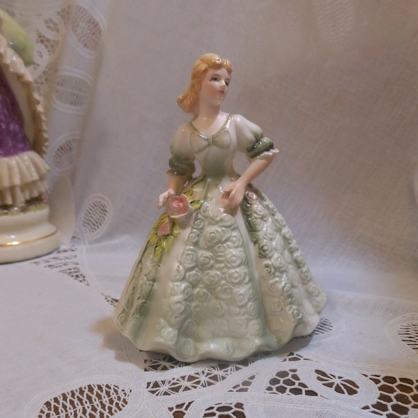 Lefton Rose Bell - Etsy