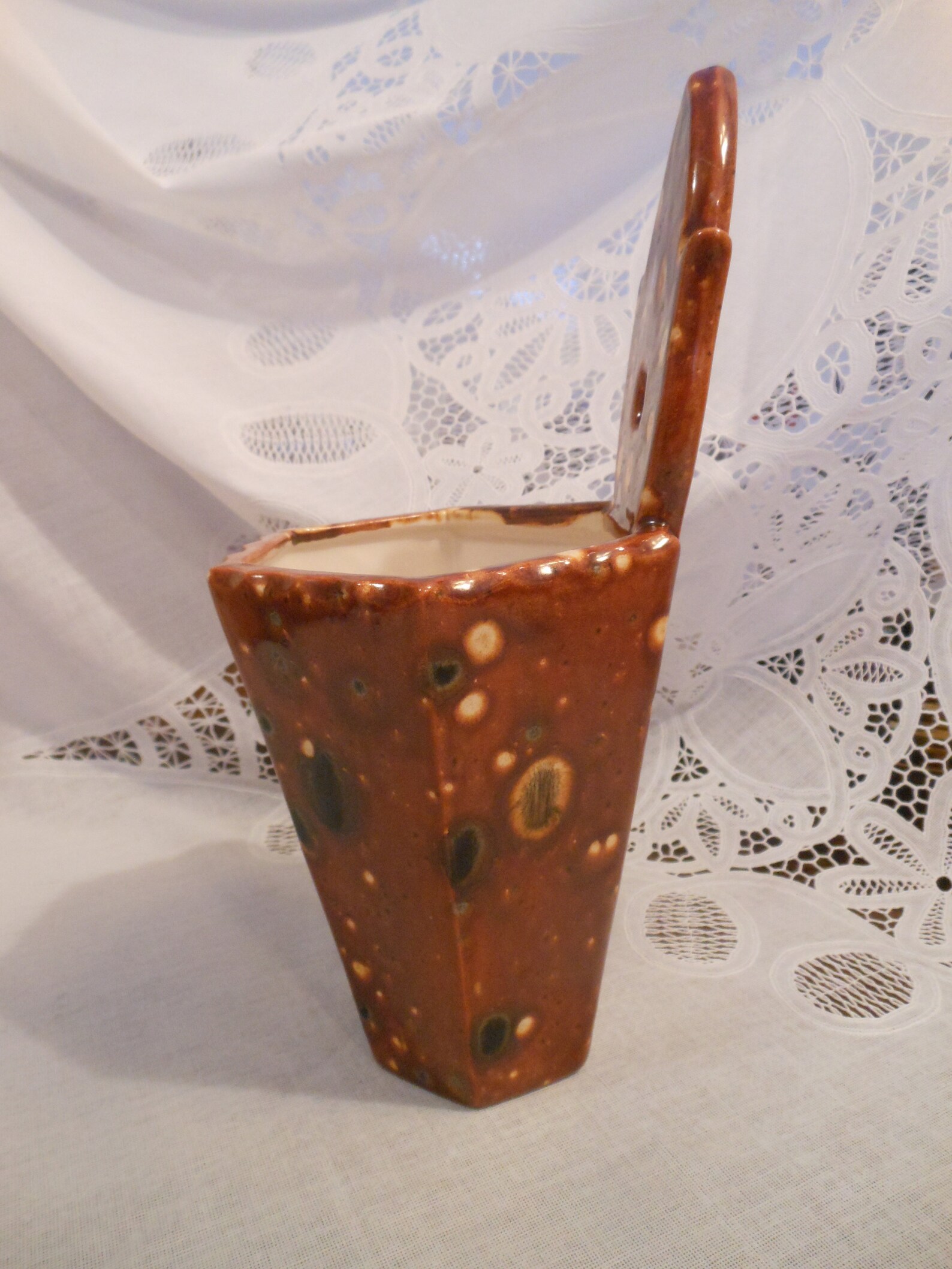 Vintage Atlantic Mold Wall Vase Planter - Etsy
