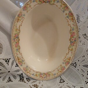 Set of 3 Vintage Edwin M. Knowles China Co Serving Bowl Sugar Bowl W ...