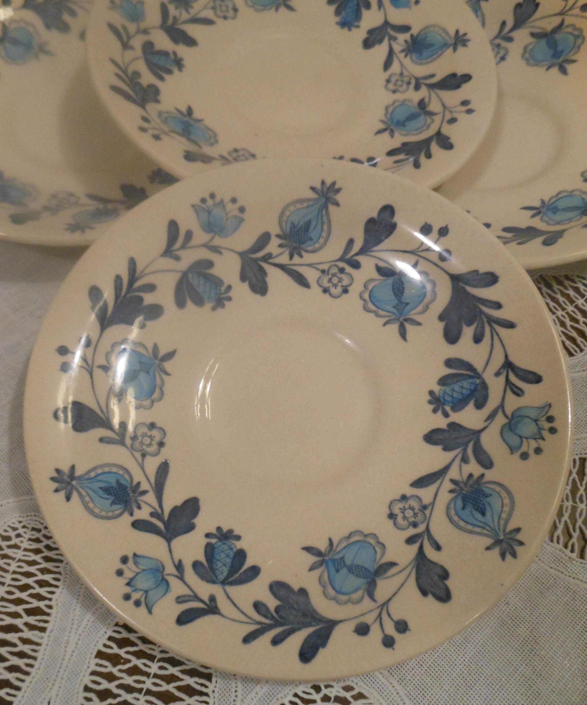 Set of 5 Whimsical Vintage Johnson Bros Gretchen Blue Cup - Etsy.de