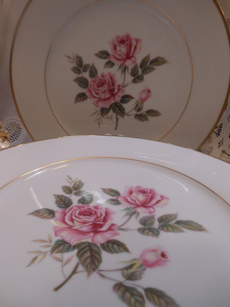 Sweet in Pink Vintage Noritake Lindrose Dinner Plate Pink - Etsy