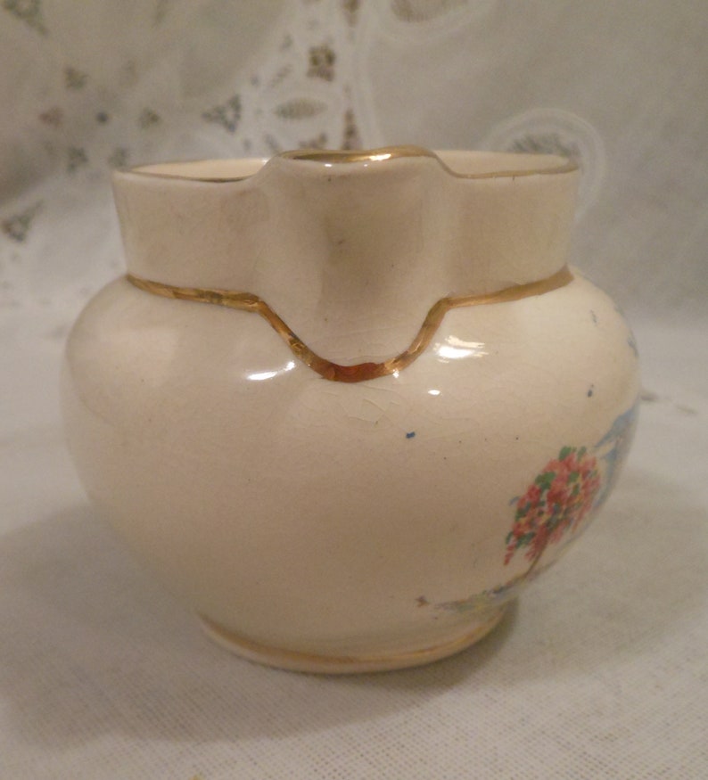 Vintage T Lawrence Falcon Ware Mini Creamer / Pitcher Colonial - Etsy