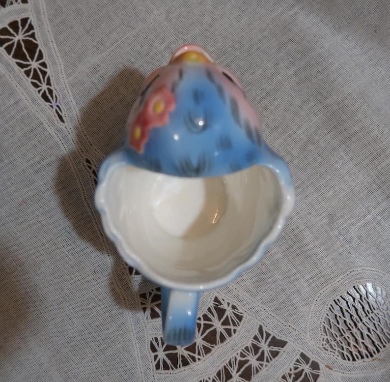 O so Tweet!! 3.5" Vintage Lefton Bluebird Creamer / Pitcher Blue Pink ...