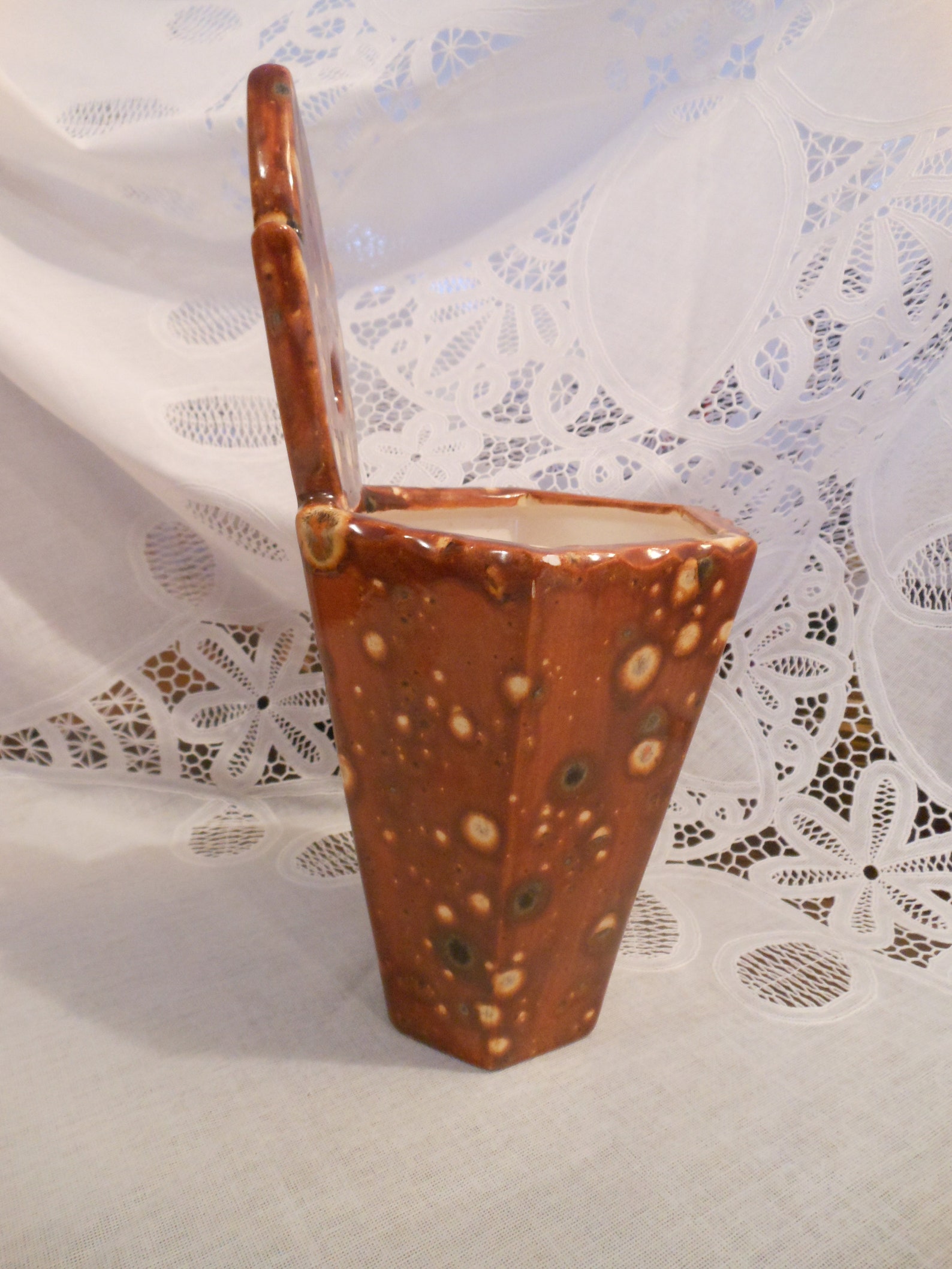 Vintage Atlantic Mold Wall Vase Planter - Etsy