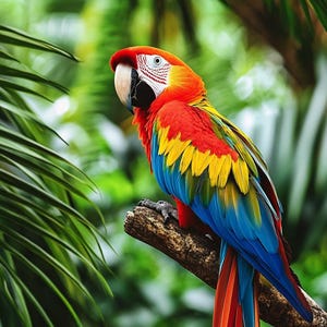 5D Diamond Painting Kit | Colorful Macaw Parrot Art | DIY Full Drill ...