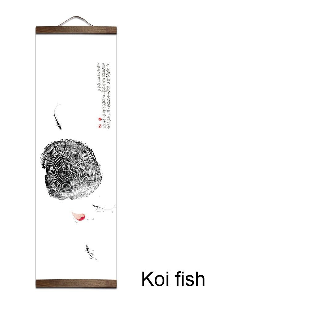 Chinese Asian Scroll Painting Asian Art Canvas Wall Hanging | Etsy