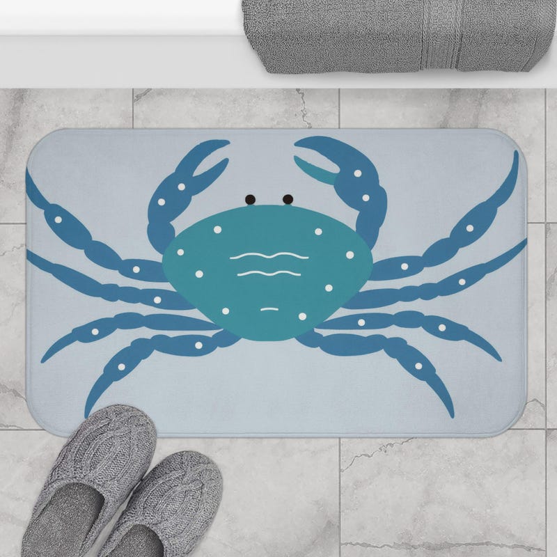 Crab Bath Mat - Etsy
