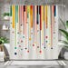 Abstract Drip Shower Curtain, Modern Minimalist Bathroom Decor ...