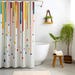 Abstract Drip Shower Curtain, Modern Minimalist Bathroom Decor ...