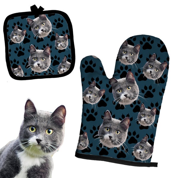 Cat Oven Mitts - Etsy