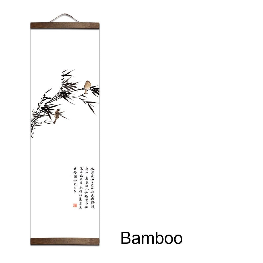 Chinese Asian Scroll Painting Asian Art Canvas Wall Hanging | Etsy