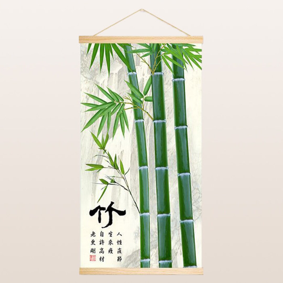 Wall Scroll Bamboo Asian Wall Scrolls Art Traditional Japanese Art ...