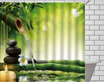 Zen Shower Curtain | Etsy