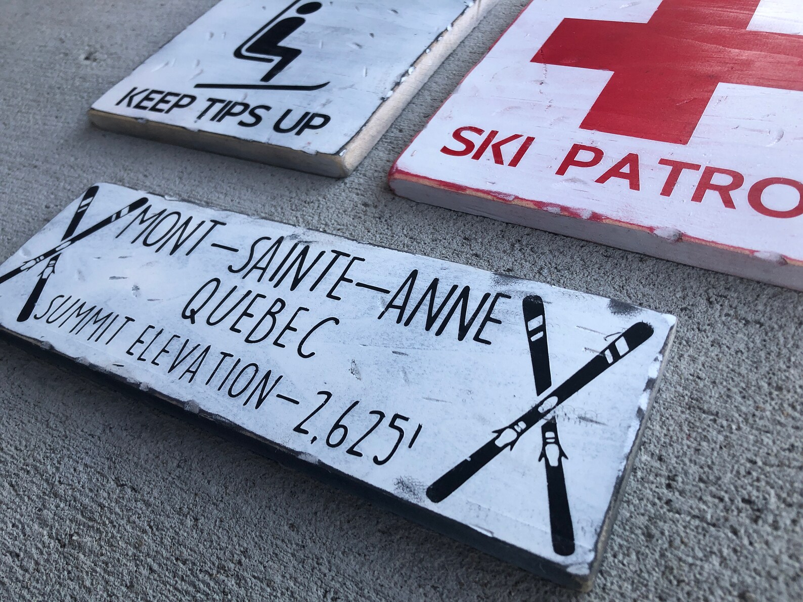 Ski Mountain Elevation Wooden Sign - Etsy