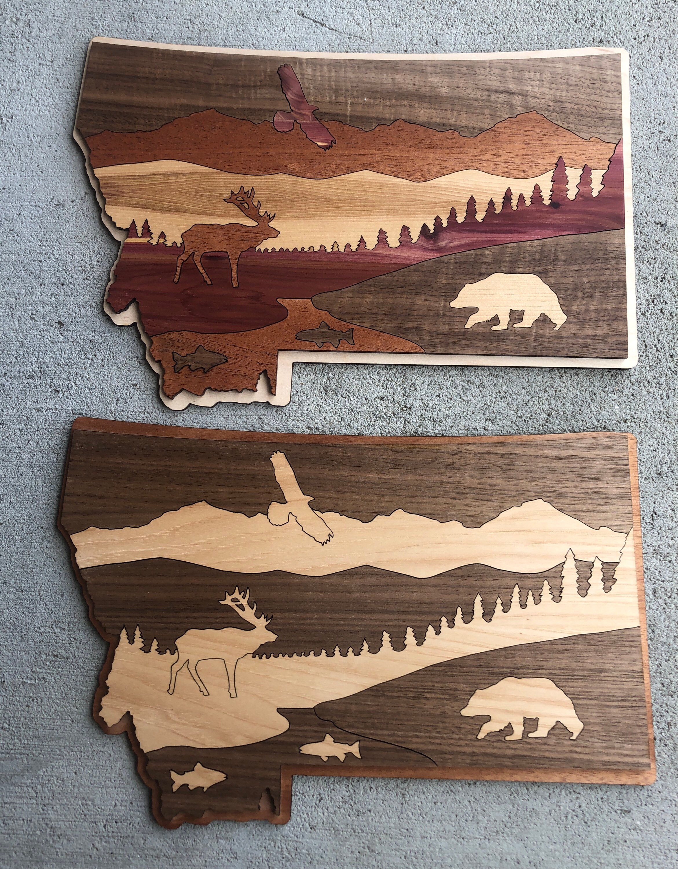Snowbowl Ski Mountain Wood Art / Snowbowl Missoula / Snowbowl Trail Map ...