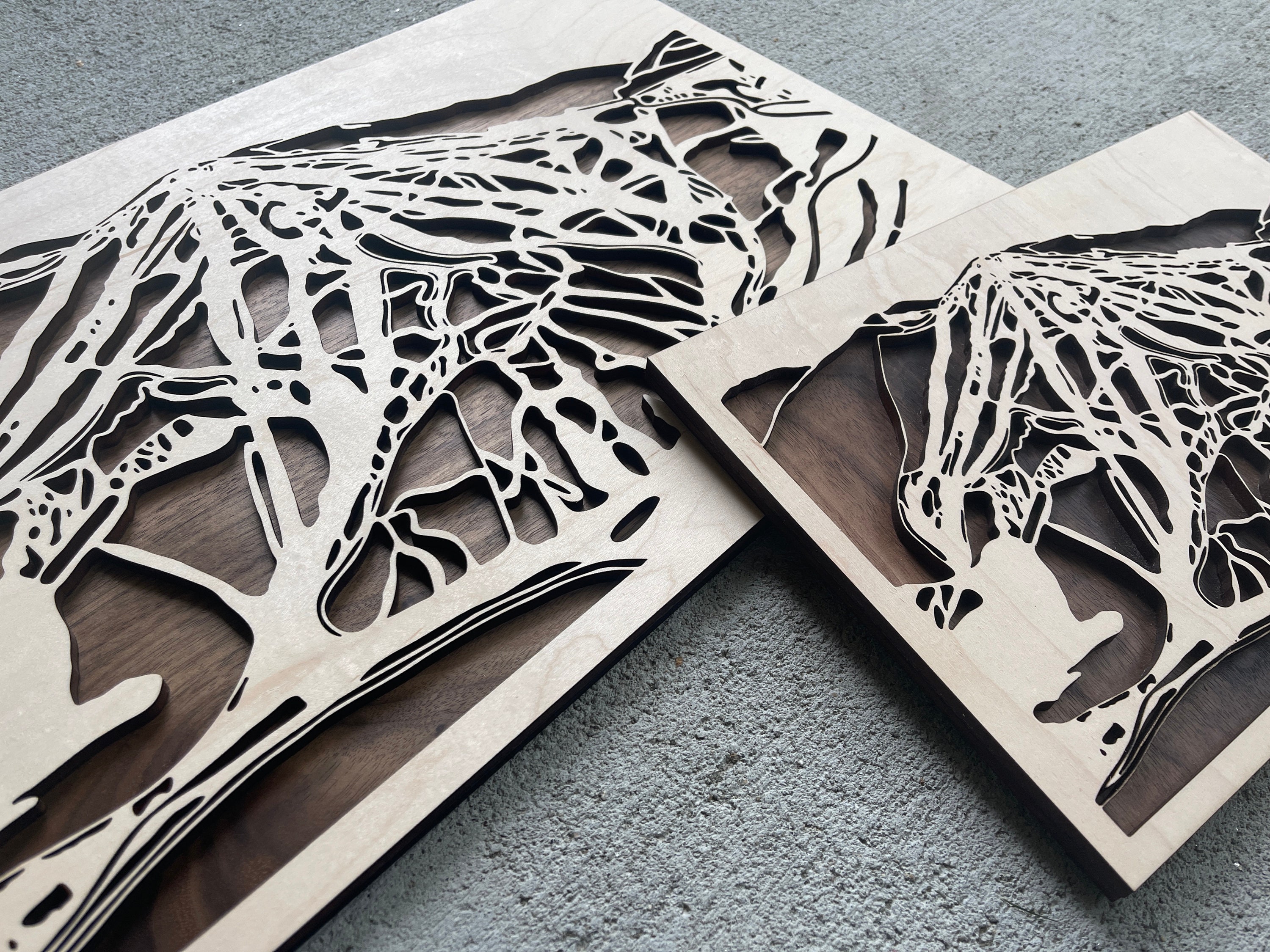 Terry Peak Wooden Trail Map / Terry Peak South Dakota Artwork - Etsy